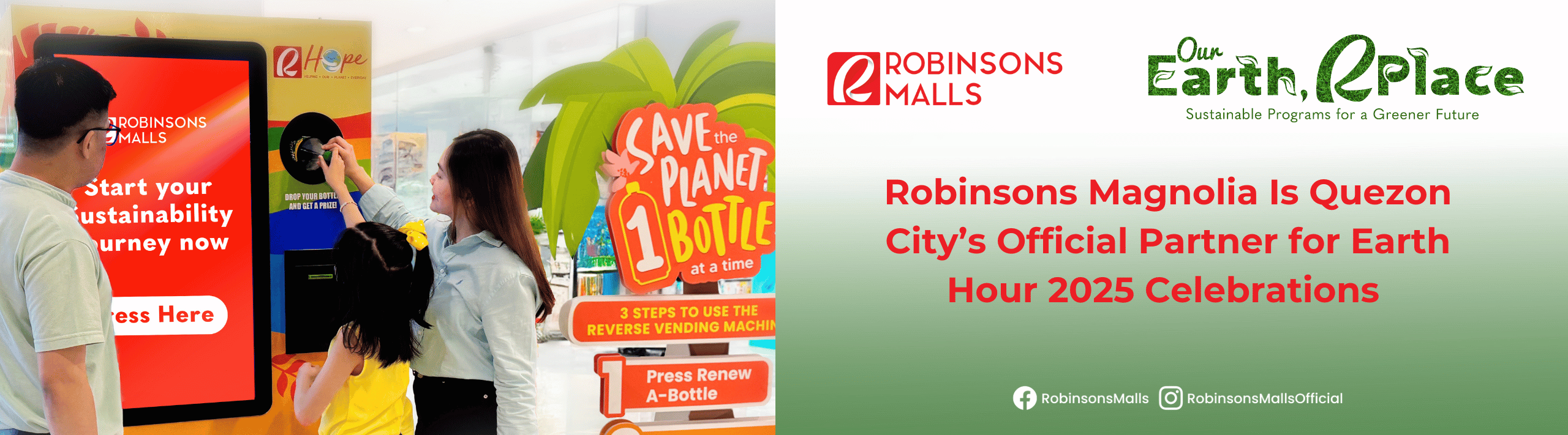 Robinsons Magnolia Is Quezon City’s Official Partner for Earth Hour ...
